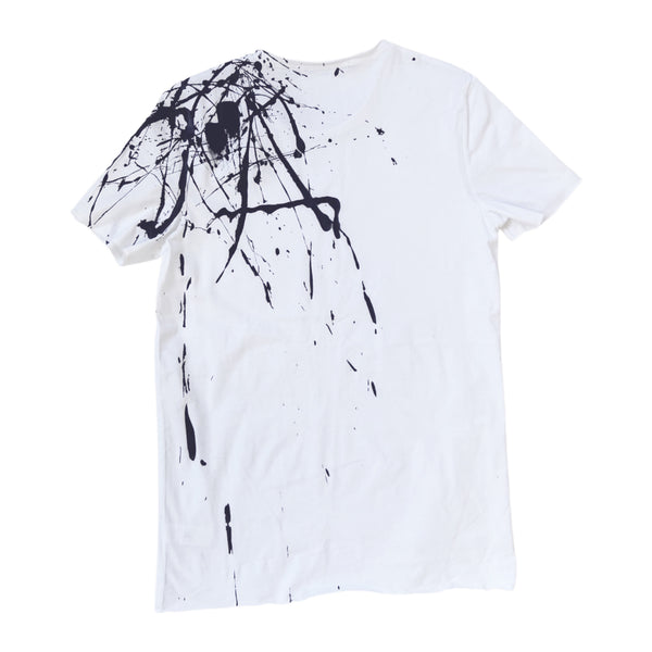 ARCHIVE WHITE LONG TEE “SPLATTER ONLY” – PROJECT REHAB